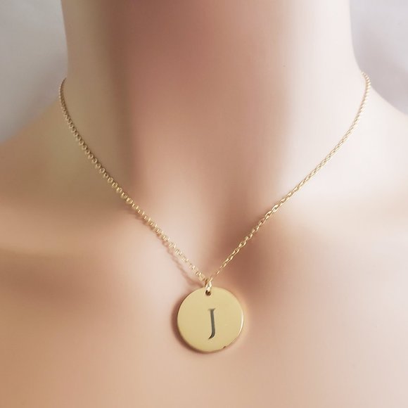 Jewelry | Initial J Gold Necklace | Poshmark
